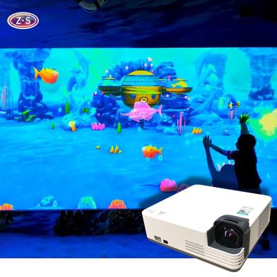 China Interactive Coloring Wall for Furniture Showroom Play Area with Radar Sensing 4K Projection for sale