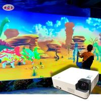 China Resort Indoor Interactive Coloring Wall Play Zone with Radar Sensing Technology for Family Bonding for sale