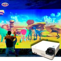 China Interactive Coloring Wall Indoor Playground Attraction with Radar Sensing 10 Play Modes for sale
