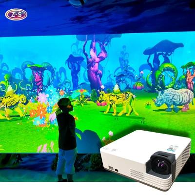 China Interactive Coloring Wall for Hotel Kids Club with Radar Sensing 10 Play Modes for sale