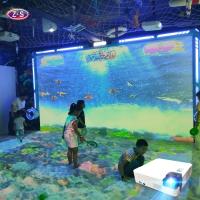 China Joyful Beach Projection Interactive Game Multiplayer Collaboration 1920x1080 HD for sale