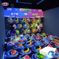 China Interactive Ball Projection Game System Step On Stars Bonus Bomb For Theme Parks for sale