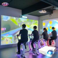 China Interactive Bike Racing Simulator Indoor AR Bike Race Competition 1-4 Players Commercial Use for sale