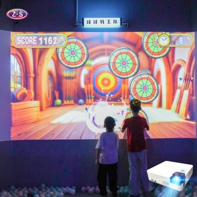 China Multi Ball Throw Wall Projection Dynamic Capture Technology for Soft Playground 1080p HD for sale