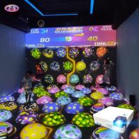 China Commercial Kids Attraction Immersive Jumping Sphere Interactive Projection Games for sale