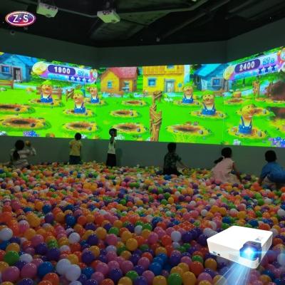 China Family Entertainment Ball Throw Projection Game with Motion Tracking and Scoring for sale