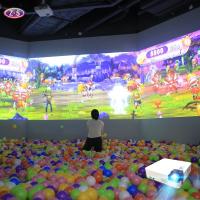 China Family Entertainment Ball Throw Projection Game with Motion Tracking and Scoring for sale