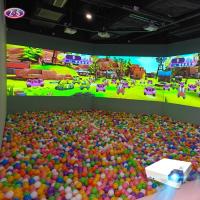 China Interactive Smash Ball Projection Games Supporting Challenge and PK Modes for sale