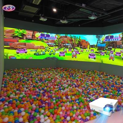 China Interactive Smash Ball Projection Games Supporting Challenge and PK Modes for sale