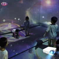China Interactive Projection Trampoline Park Attraction with Immersive Space Games for sale