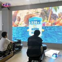 China Real Time Racing Interactive Projection Rowing Experience with Motion Based Game Control for sale