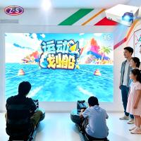 China Advanced Tracking Interactive Rowing Equipment with Dynamic Projection Effects for sale
