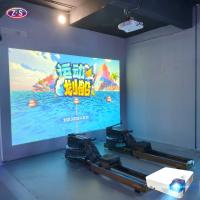 China Commercial Fitness Interactive Rowing Machine with Immersive Projection Games for sale