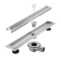 China Hotel Washrooms or Europe Events Usage 50mm Stainless Steel Floor Drain with Strainer for sale