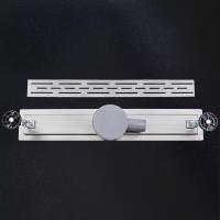 China Long Floor Usage 304 Stainless Steel Linear Floor Drain with Different Cover Channel for sale