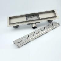 China Multi Sizes SUS304 Stainless Steel Modern Design Long Hair Floor Drain for Bathroom for sale