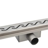 China Multi Sizes SUS304 Stainless Steel Modern Design Long Hair Floor Drain for Bathroom for sale