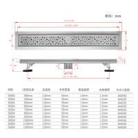 China European Washroom Installations Stainless Steel Floor Drain with Strainer Style Design for sale