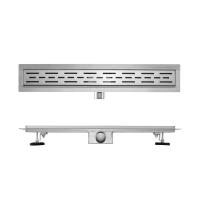 China Bathroom Stainer Modern 304 Stainless Steel Linear Floor Drain for Hotels Basins for sale