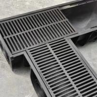 China Durable Drains Rain Water Drainage Iron Cast Grate Channel HDPE Trench Balcony for sale