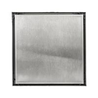 China Strainer Style Square Floor Drain with Tile Insert Grate Cover CHROME PLATE SS304 for sale
