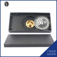 China Anti Odor Function Strainer 10X20cm Floor Drain Modern Square for Bathroom Waste for sale