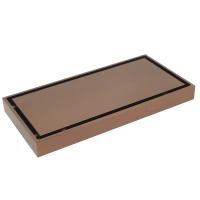 China Anti Odor Function Strainer 10X20cm Floor Drain Modern Square for Bathroom Waste for sale