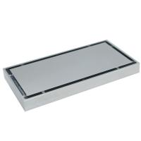 China Anti Odor Function Strainer 10X20cm Floor Drain Modern Square for Bathroom Waste for sale