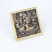 China BANGQI 20135 4-Inch Brass Sewerage Floor Drain with Chrome Plated Texture of Material for sale