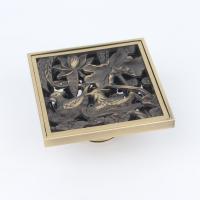 China BANGQI 20135 4-Inch Brass Sewerage Floor Drain with Chrome Plated Texture of Material for sale