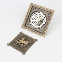 China Strainer Style 5 Inch Brass Floor Drain for Modern Square Bath Flower Shower and Bath for sale