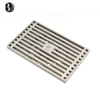 China Modern Design Chrome Linear Floor Drain Cover Plate for Basin Usage in Modern Hotels for sale