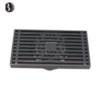 China Modern Design Chrome Linear Floor Drain Cover Plate for Basin Usage in Modern Hotels for sale