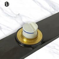 China Hotel Shower Rooms All-Copper Floor Drain with Modern Design and Plastic Strainer for sale