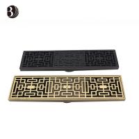 China Multi-Function Long Floor Drain for Hotel Inlaid Ceramic Tile Anti-Blocking Network Shower for sale
