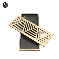 China Linear Waste Drainer Pipe Gutter Brass Bathroom Shower Floor Drain for sale