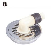 China Polished Stainless Steel Strainer Antique Brass Floor Drain Anti-Odor Deodorization Bathroom Home Use Washing Machine Friendly for sale