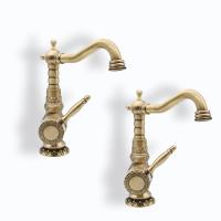 China Antique Design Chorme Plating One-Handle Faucet for Kitchen Countertop Installation for sale