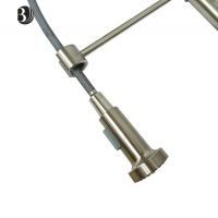 China Hot Cold Water Function Matte Black Kitchen Faucet with Pull Out Sprayer Modern Design for sale