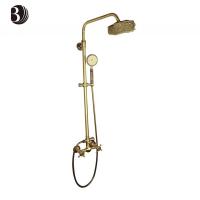 China Round Shower Head Shape Classic Style Brass Bathroom Taps with Eco-Friendly Design for sale