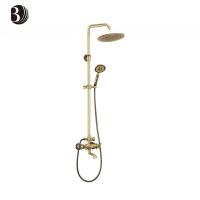 China Round Shower Head Shape Classic Style Brass Bathroom Taps with Eco-Friendly Design for sale