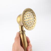 China Antique Full Brass Shower Faucet with Elegant Antique Shower Head for Bathroom Fittings Accessories for sale