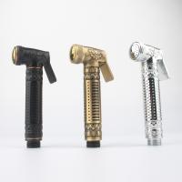 China Toilet Portable Clean Hand Held Wall Mounted Shatta  Bathroom Shattaf Bidet Spray Handheld Brass Spray Gun for sale