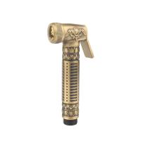 China Toilet Portable Clean Hand Held Wall Mounted Shatta  Bathroom Shattaf Bidet Spray Handheld Brass Spray Gun for sale