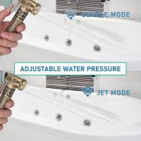China Solid Brass High Pressure Vintage Wall Mount Shower Toilet Bathroom Handheld Bidet Diaper Set Bathroom for sale