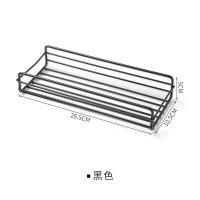 China Modern Style Iron Bathroom Shelves with Chrome Finish and Shampoo Storage Basket for sale