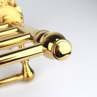 China Bangqi Antique Rose Gold Towel Rack Fixed Bath Towel Bar for Floor Usage in Bathroom for sale