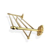 China Bangqi Antique Rose Gold Towel Rack Fixed Bath Towel Bar for Floor Usage in Bathroom for sale