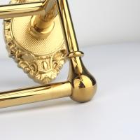 China Bangqi Antique Rose Gold Towel Rack Fixed Bath Towel Bar for Floor Usage in Bathroom for sale