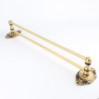 China Bangqi Hotel Collection Double Towel Rail Totally Brass Single Bath Towel Hanger Elegant Home Bathroom Accessories for sale